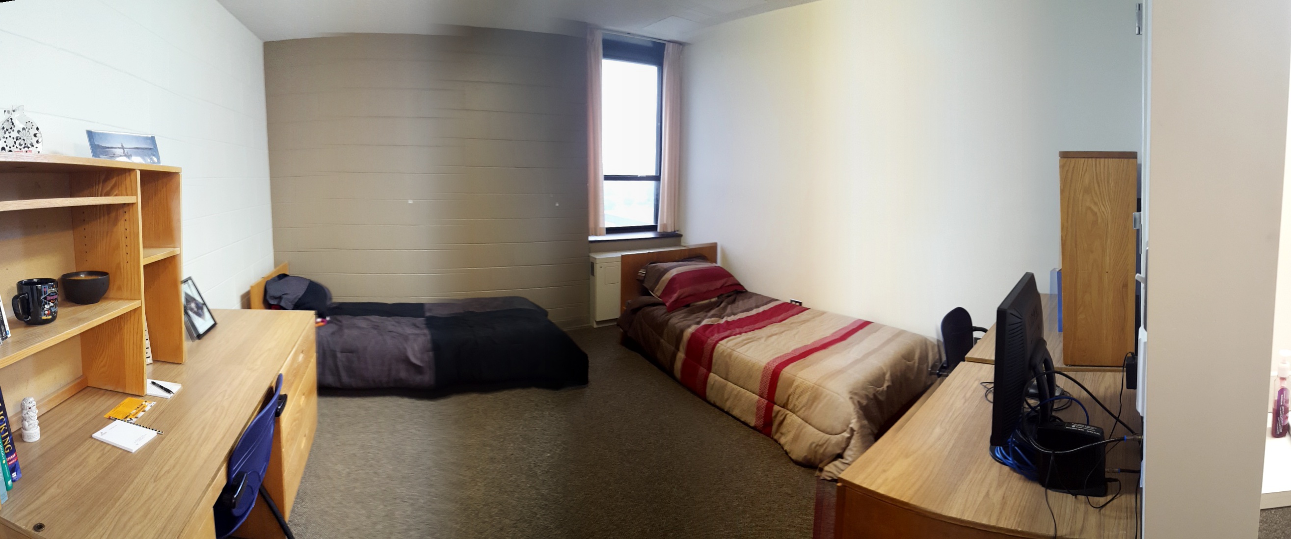 McMaster Hall Room (All Genders Residence). This room is set-up as a ...